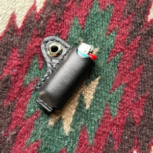 MINI BIC Leather Lighter Case for Use With MINI Bic Lighter Keychain ...