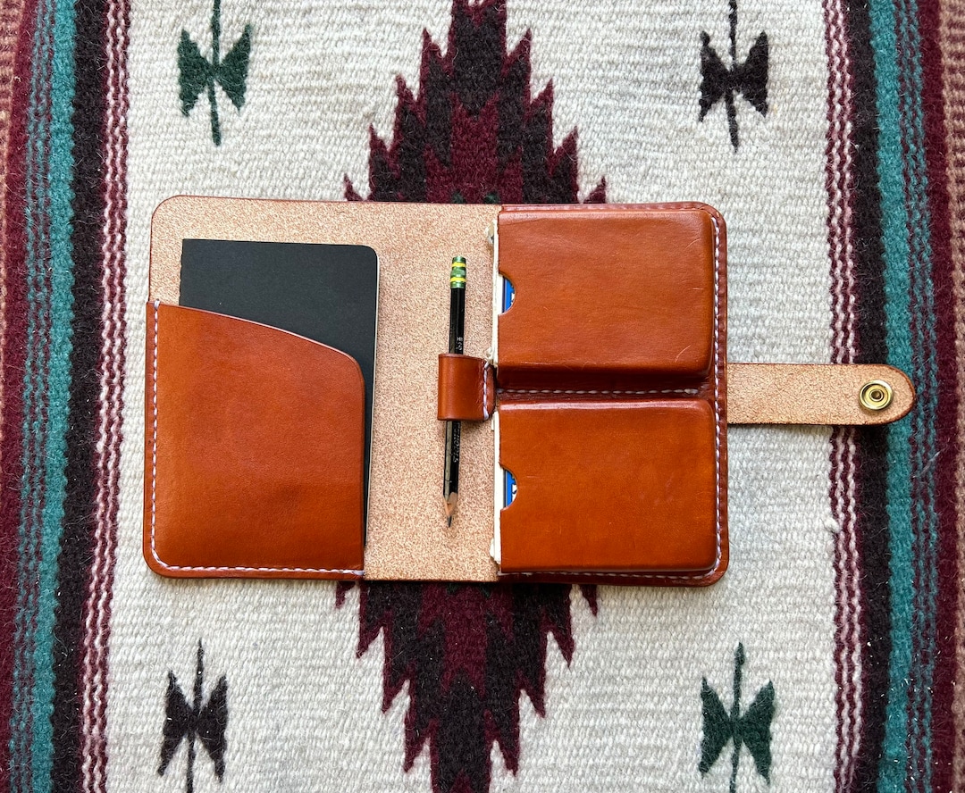 Leather 2 Decks Playing Card and Notebook Cover - Customizable - Etsy