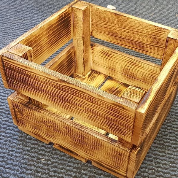 Wooden Bushel Crate - Etsy