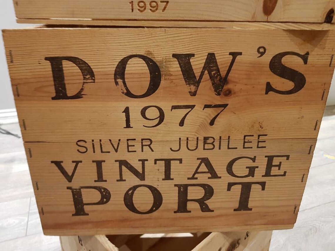 LARGE VINTAGE PORT Crate Reclaimed Port Box / Crate / | Etsy