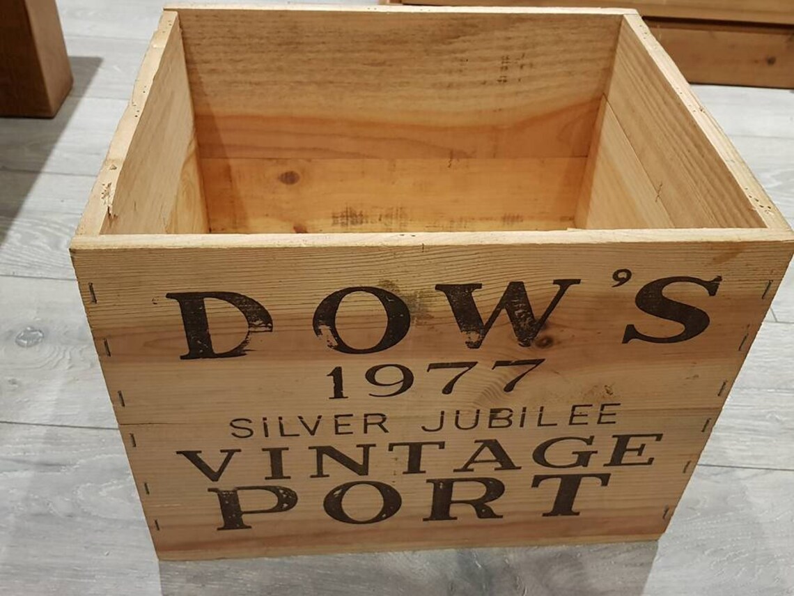 LARGE VINTAGE PORT Crate Reclaimed Port Box / Crate / | Etsy