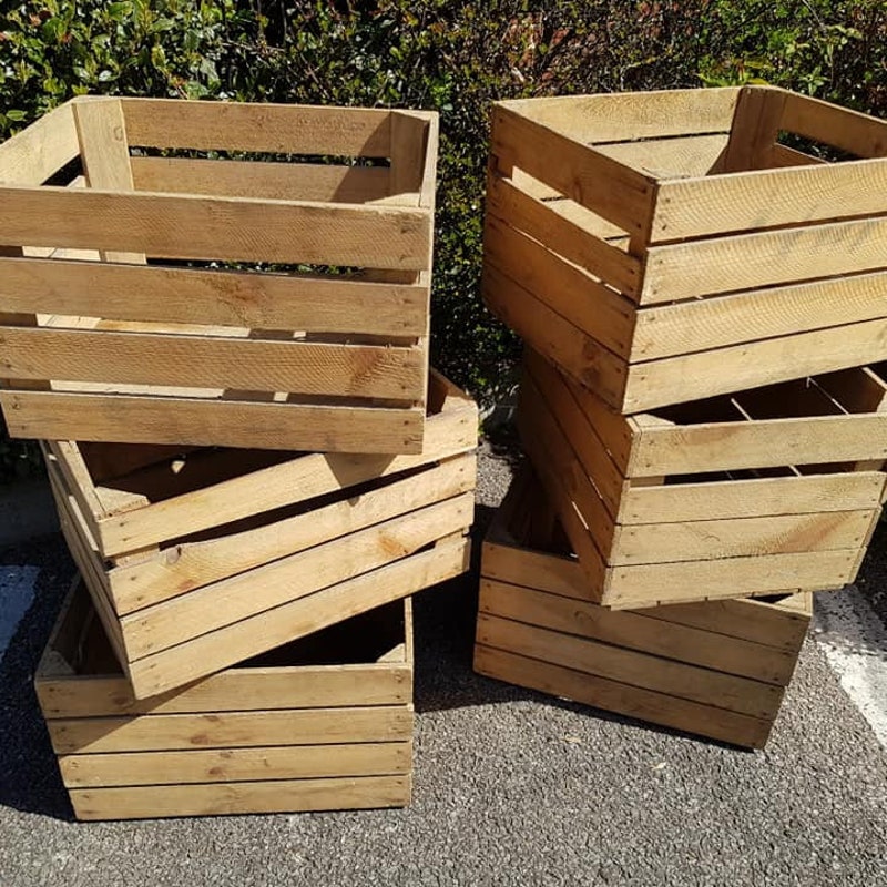 Large Wooden Crate - Etsy