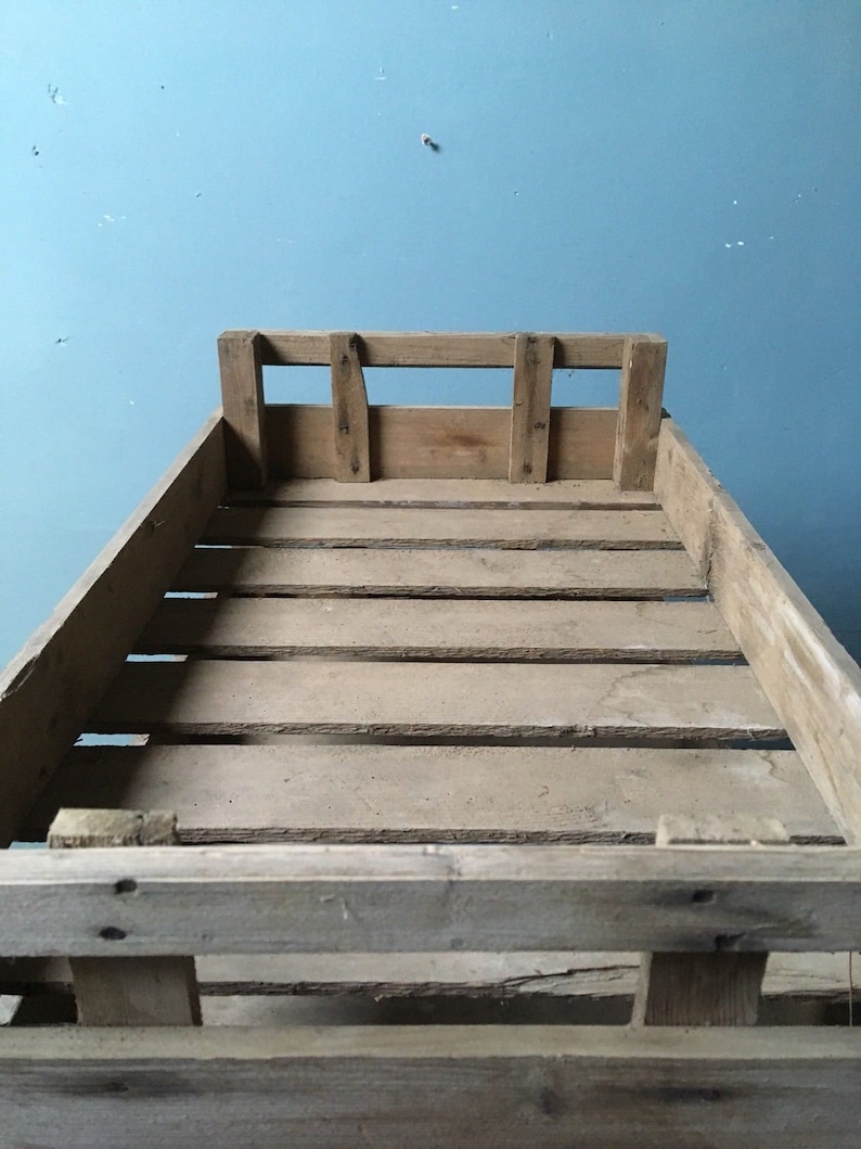 4 X CHITTING VEGETABLE TRAYS - Vintage Antique Rustic Wood Farm Tray ...