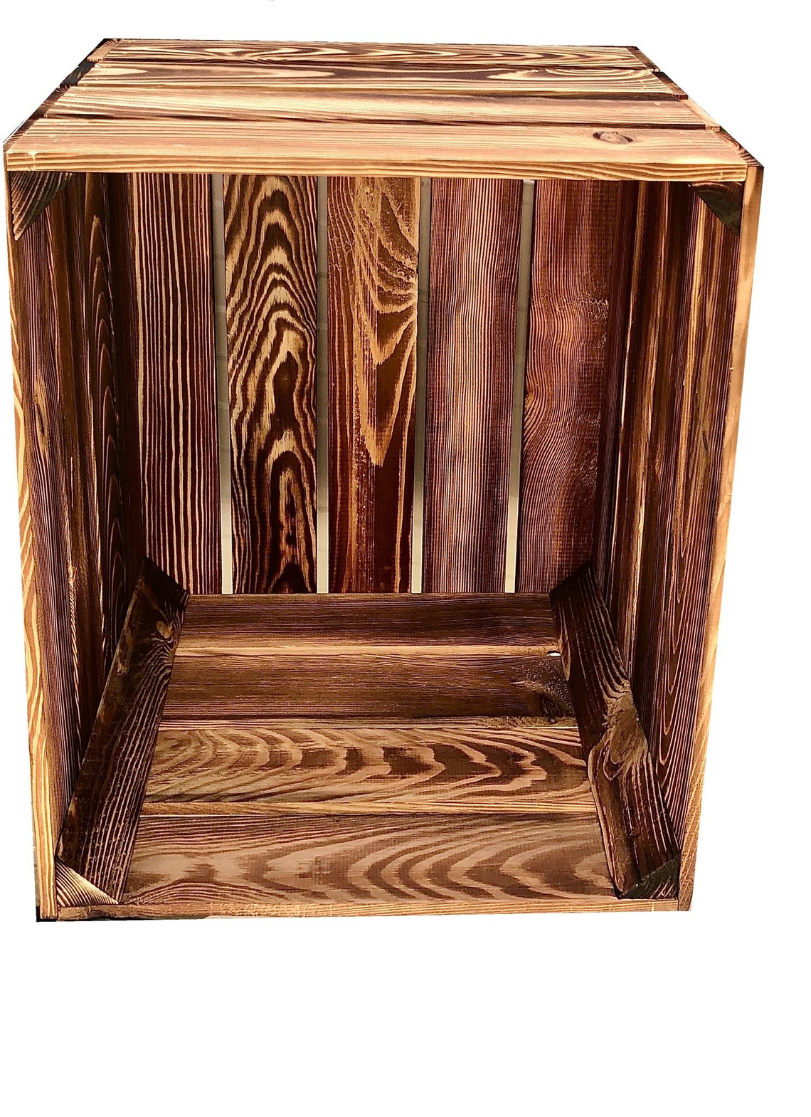 1 X Burntwood Vintage Rustic European Wooden Apple Crates - Etsy UK