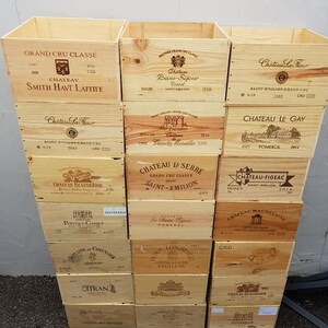 FRENCH MAGNUM Wooden Wine Box -traditional Box / Crate / Storage Unit ...
