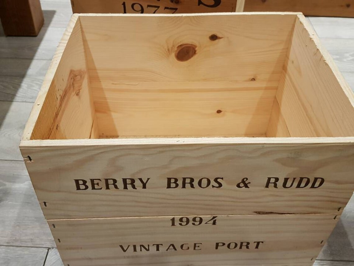 LARGE VINTAGE PORT Crate Reclaimed Port Box / Crate / | Etsy
