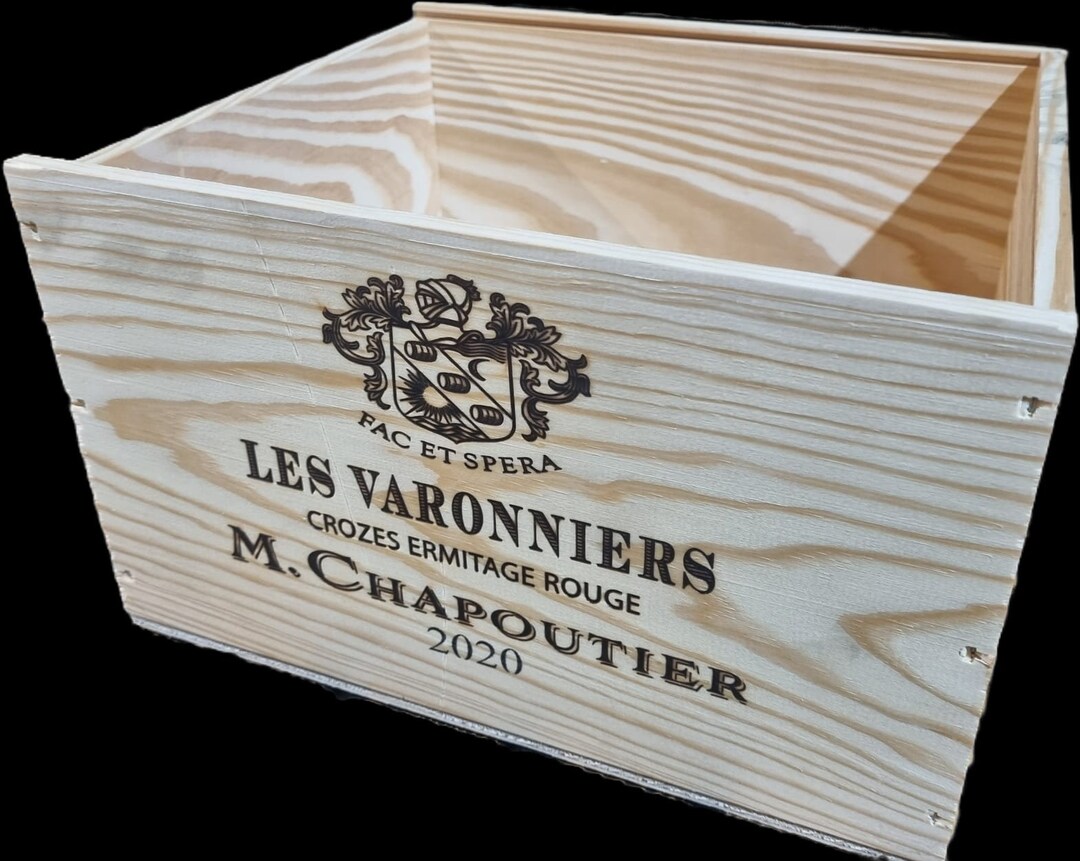 CHAPOUTIER 6 BOTTLE ~ French, Genuine ~ Vintage, Storage, Shabby Chic ...
