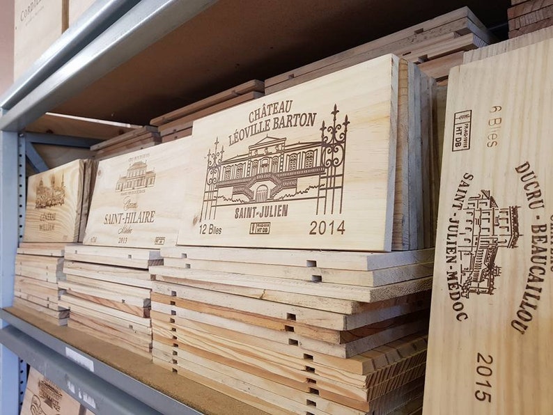 Pack of 6 TRADITION FRENCH VINTAGE Wine Box End Panels / - Etsy