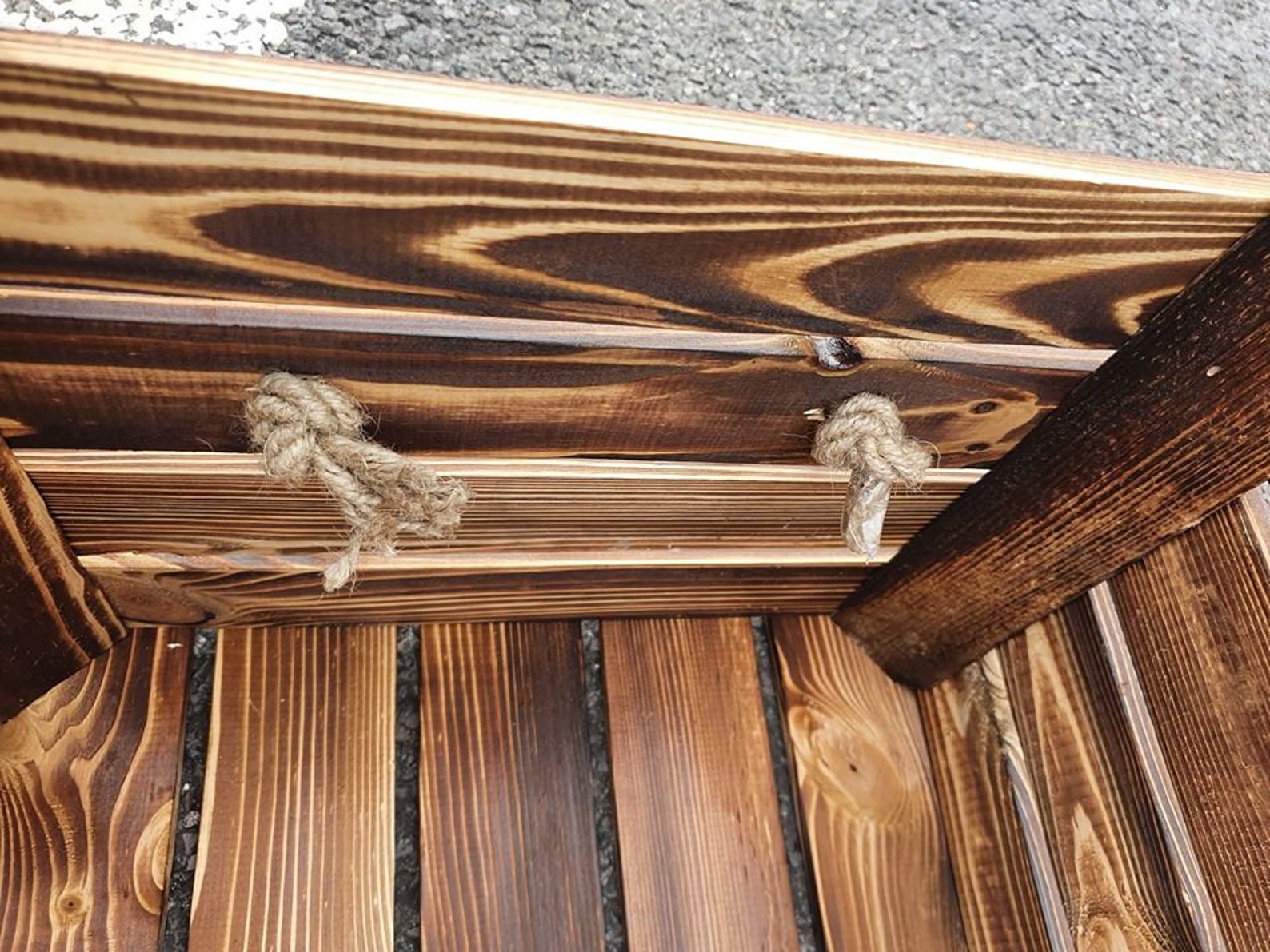 BURNT WOOD Log Crate / Fire Wood Kindling Log Store / Carrier - Etsy UK