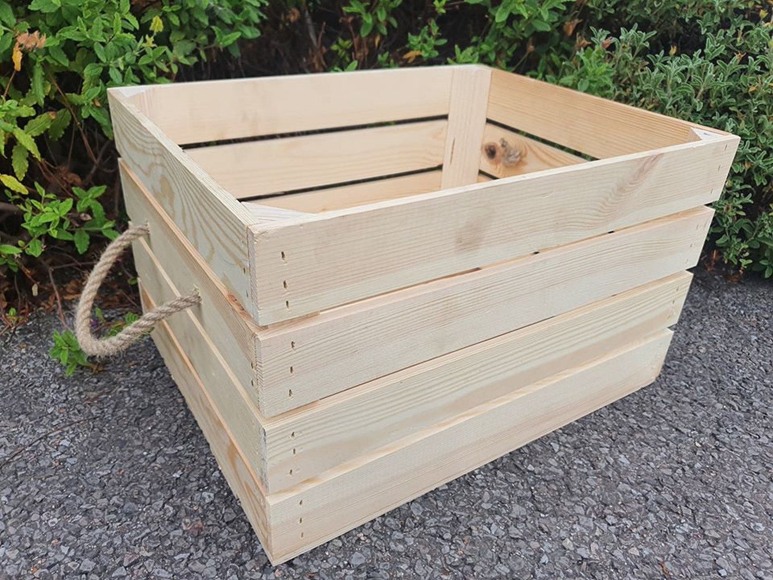 NEW WOOD Log Crate / Fire Wood Kindling Log Store / Carrier - Etsy