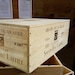 FRENCH Wooden Wine Box WITH LID traditional Box / Crate / Storage Unit ...