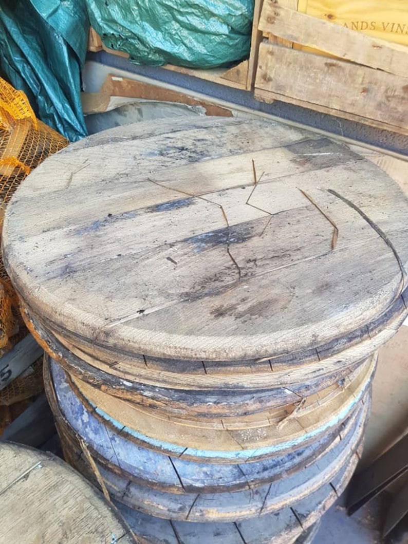 Bourbon Barrel Head, Lid, Top, Barrel Wood, Reclaimed - Etsy UK