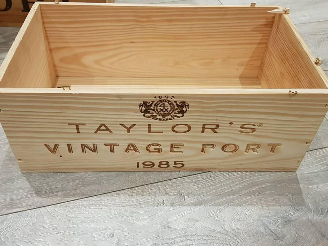 VINTAGE PORT BOX Reclaimed Port Box / Crate / Genuine Wooden - Etsy UK