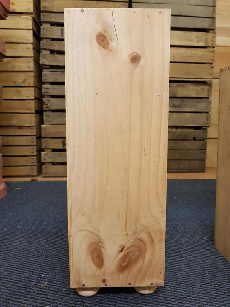 A Pair of Reclaimed French Wooden Wine Box Bedside Table / - Etsy UK