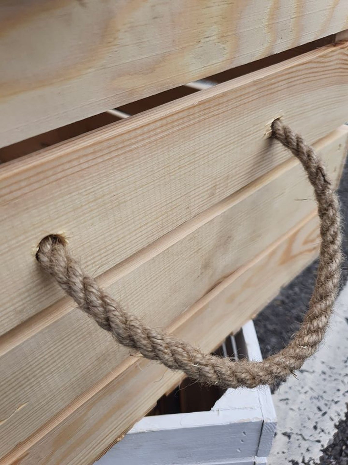 NEW WOOD Log Crate / Fire Wood Kindling Log Store / Carrier - Etsy