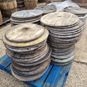 3 X Oak Barrel Lids / Tops / Heads From Whisky Bourbon Wine and Port ...