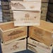 6 X French / Spanish / Portuguese / Argentinian WINE BOXES Used Wooden ...