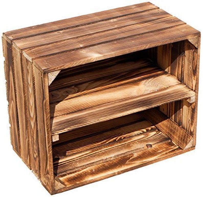 Vintage Apple Crate Coffee Table, With Shelving on Castors , Hand Made ...