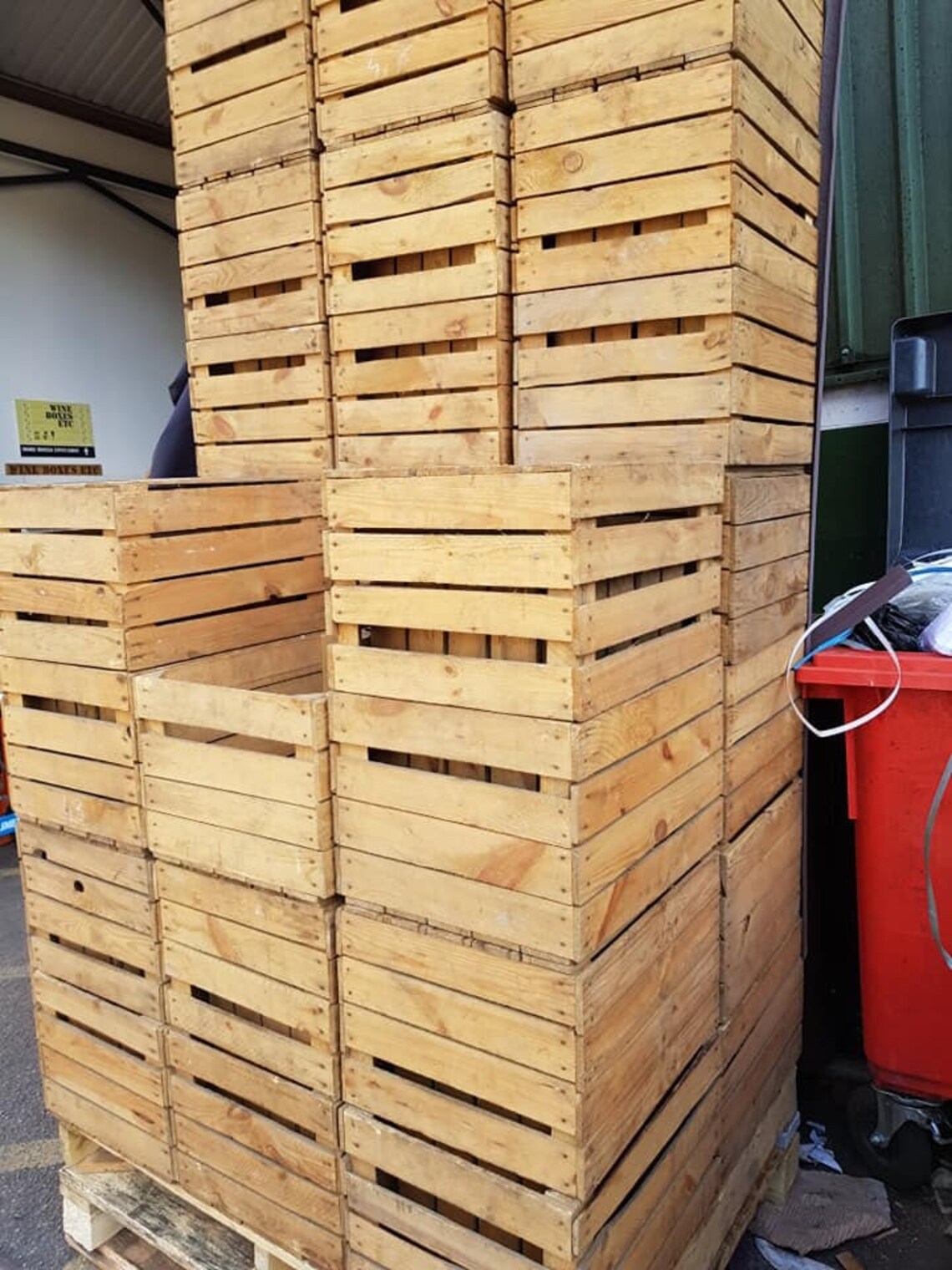 Rustic Apple Crates - Choose Your Quantity - 2,3,4,6,8,10,12,20,24 ...