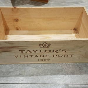 VINTAGE PORT BOX - Reclaimed Port Box / Crate / Genuine Wooden Storage ...