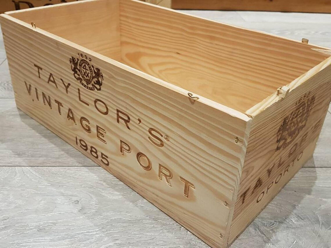 VINTAGE PORT BOX Reclaimed Port Box / Crate / Genuine Wooden - Etsy UK