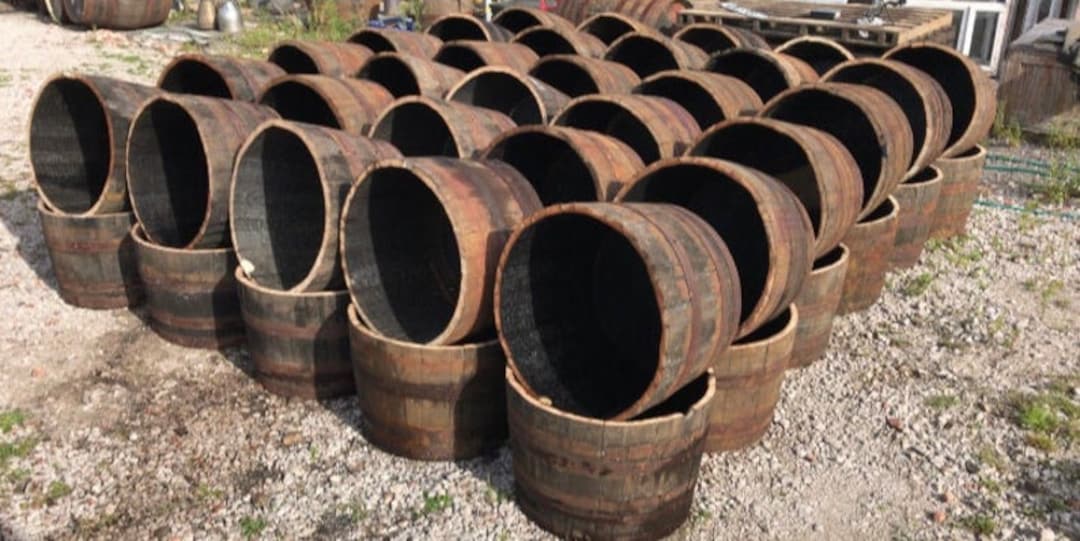 HALF a WHISKEY BARREL Cask - Choose Your Quantity, Free Delivery ...