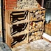 LOG STORAGE UNIT - Fire Wood / Log Store / Timber / Wood Burner Bbq ...