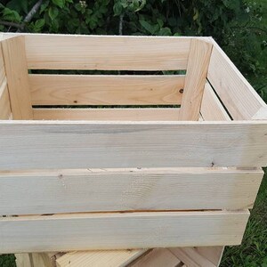 6 X Clean Wooden Apple Crates, Ideal Storage Boxes Box Display Crate ...