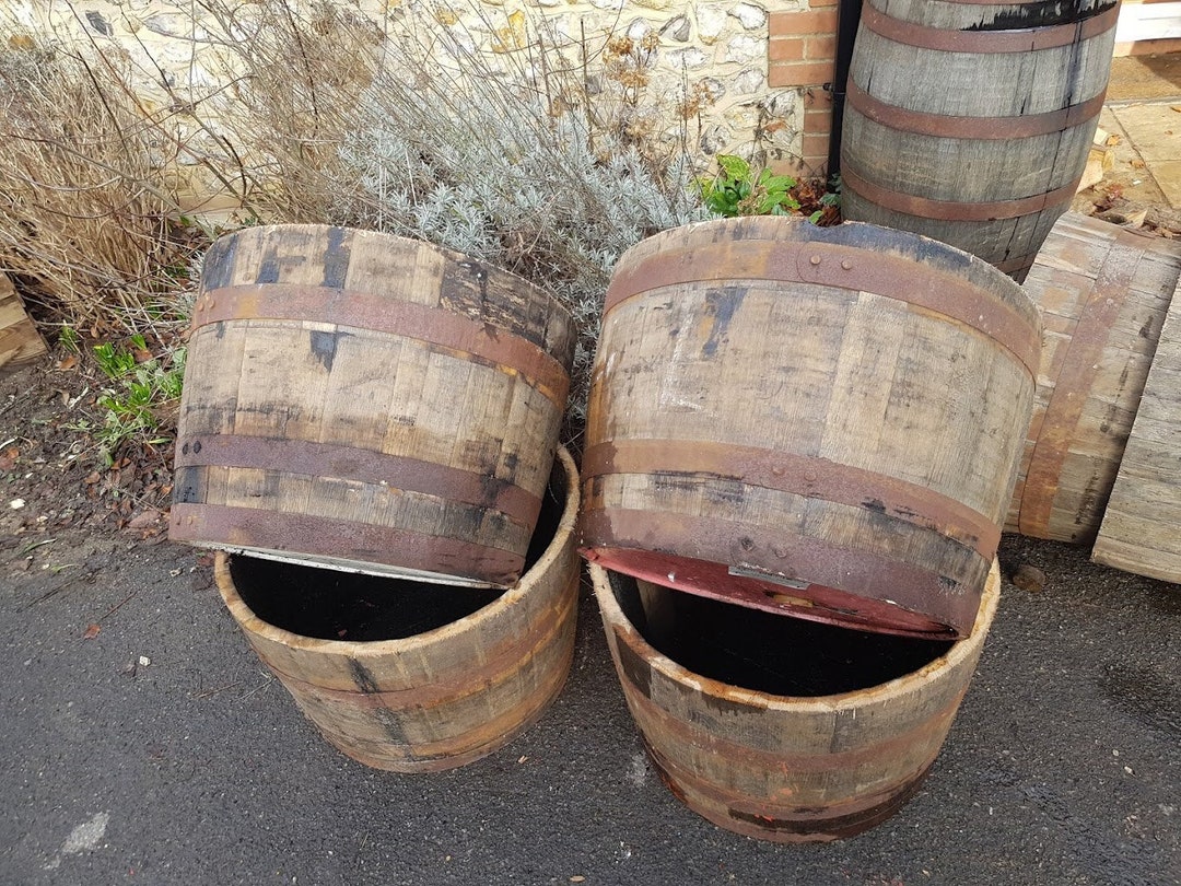 HALF a WHISKEY BARREL Cask - Choose Your Quantity, Free Delivery ...