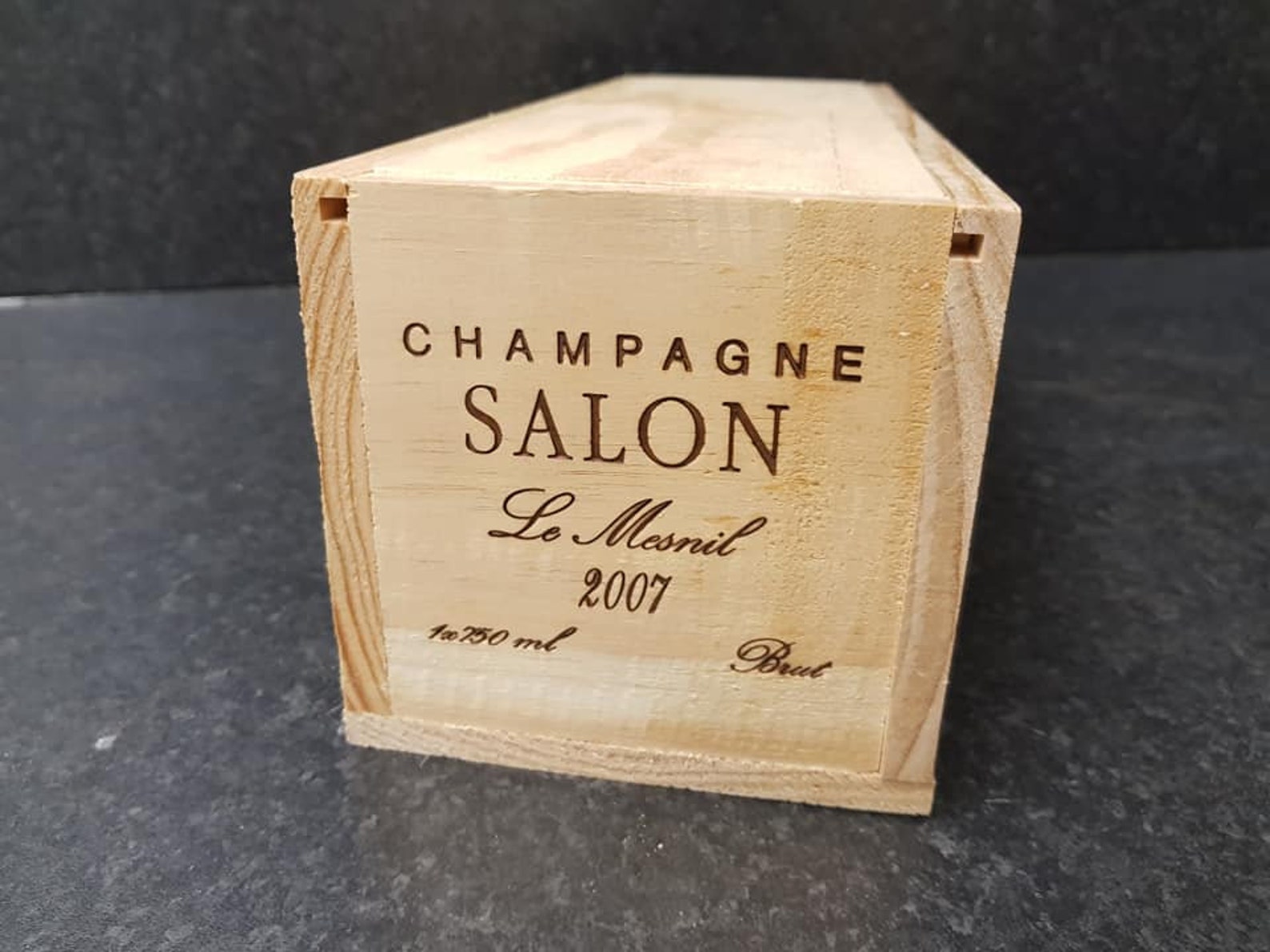Single Bottle Size Champagne / Wine Box With Lid Ideal - Etsy
