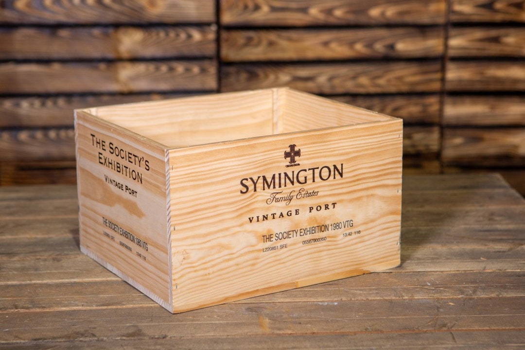 Bargain Wooden Wine Box - 6 Bottle Size - Perfect for Planters, Hampers ...