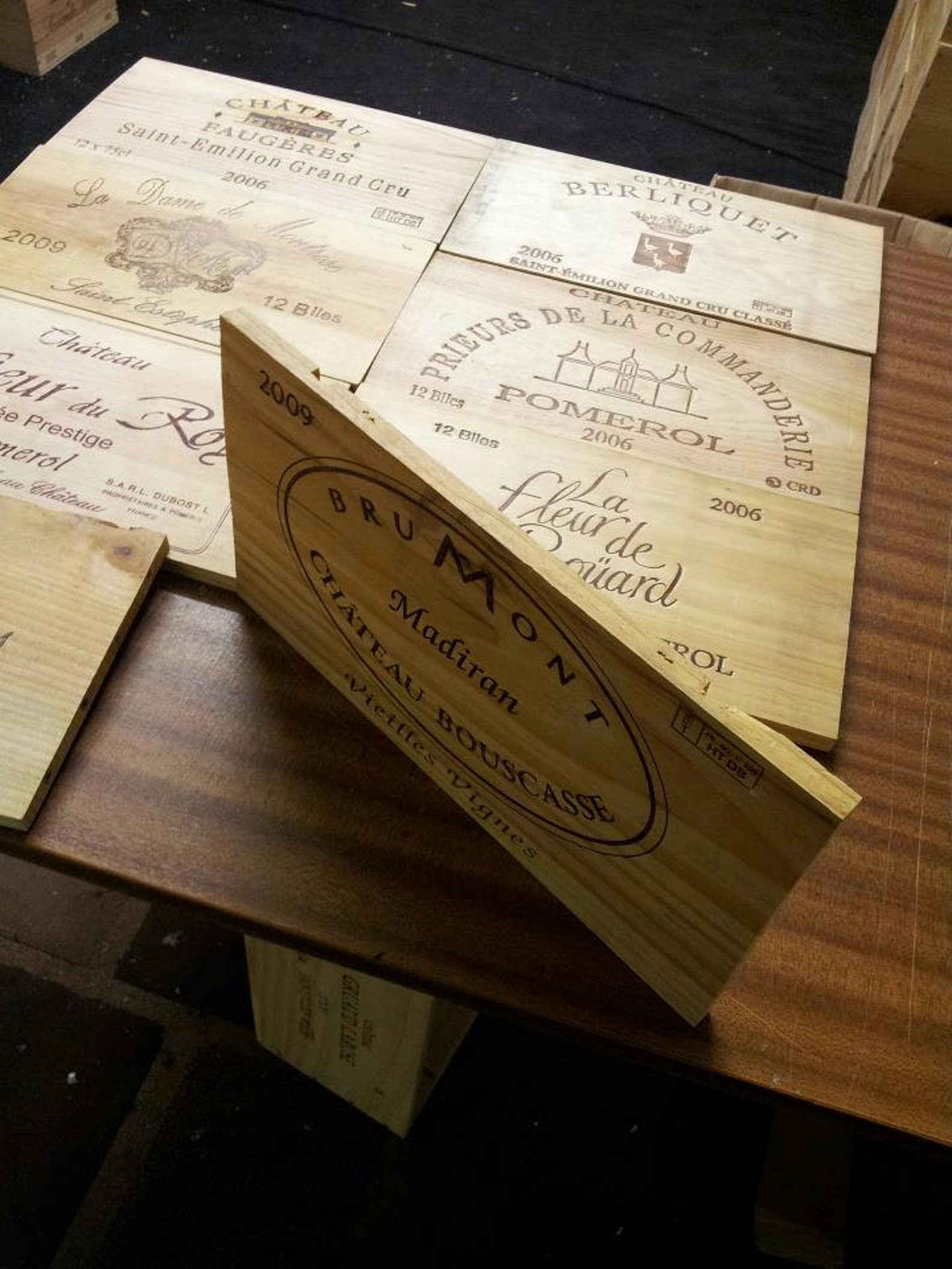 Pack of 6 TRADITION FRENCH VINTAGE Wine Box End Panels / Plaques, Box ...