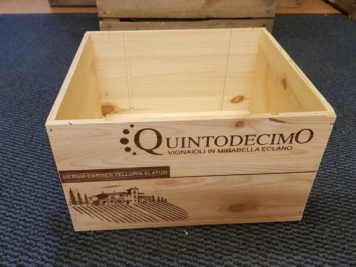 6 X French / Spanish / Portuguese / Argentinian WINE BOXES Used Wooden ...