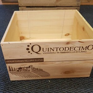 6 X French / Spanish / Portuguese / Argentinian WINE BOXES Used Wooden ...