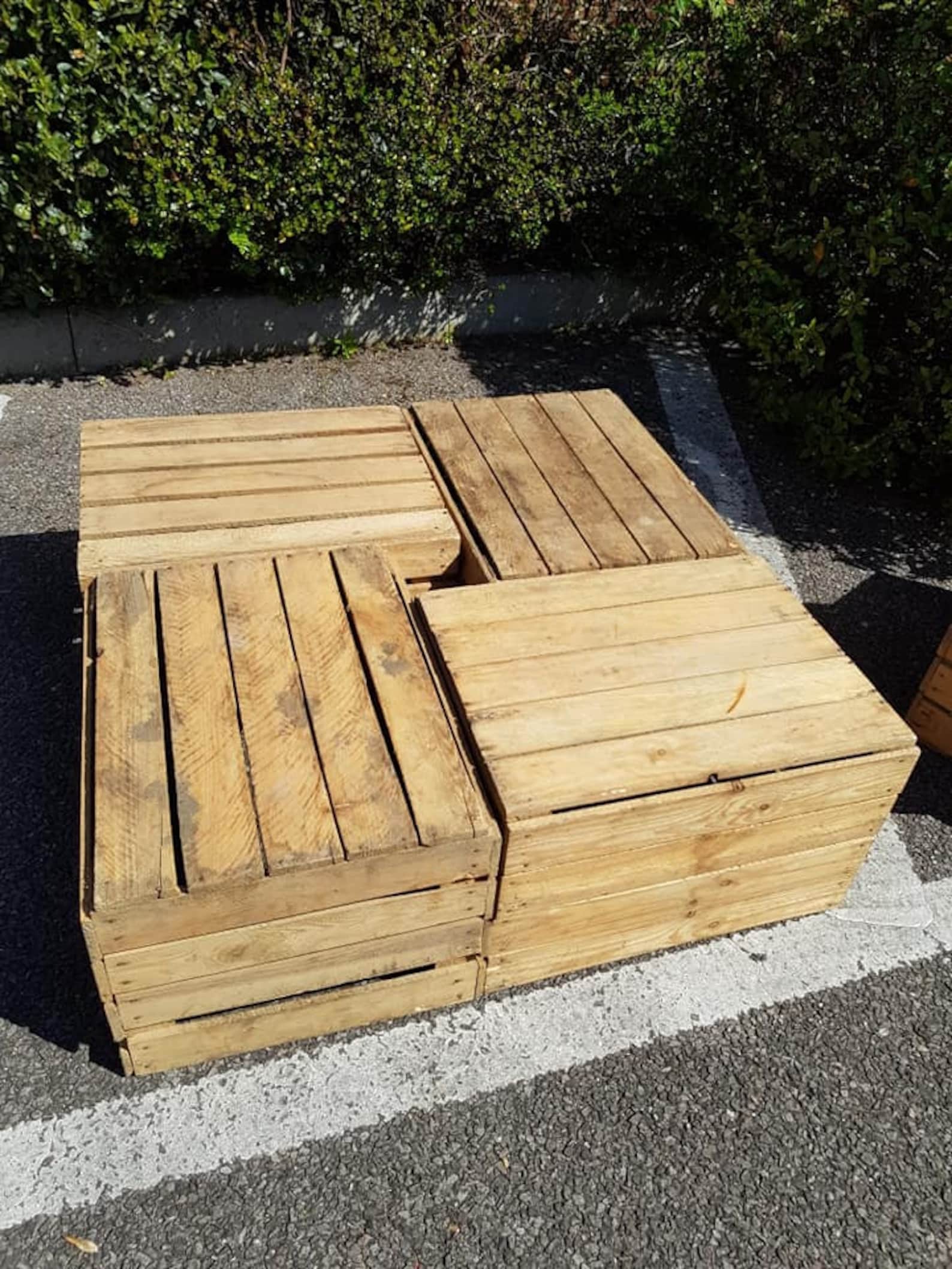 Vintage Wooden Apple Crate Rustic Wood Box Wedding Decor - Etsy UK