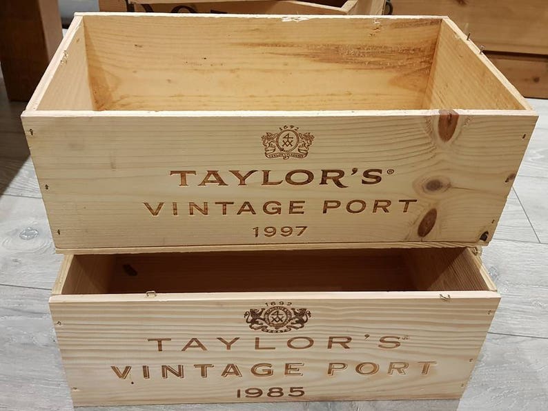 VINTAGE PORT BOX Reclaimed Port Box / Crate / Genuine Wooden | Etsy
