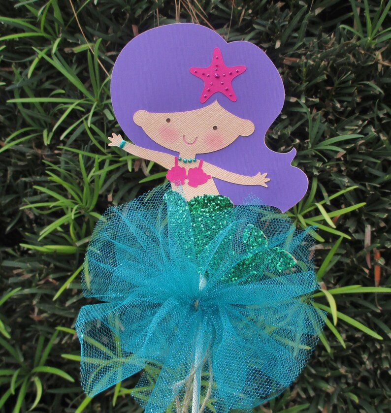Adorable Princess Mermaid Centerpiece Topper | Etsy