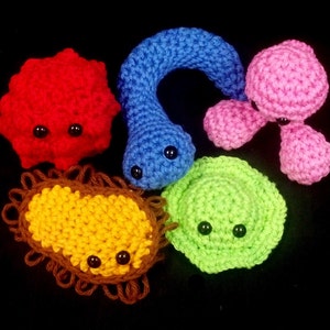 Crochet Pattern - Quick and Easy Cute Germs - Etsy