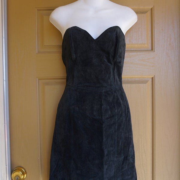 Suede Leather Dress - Etsy
