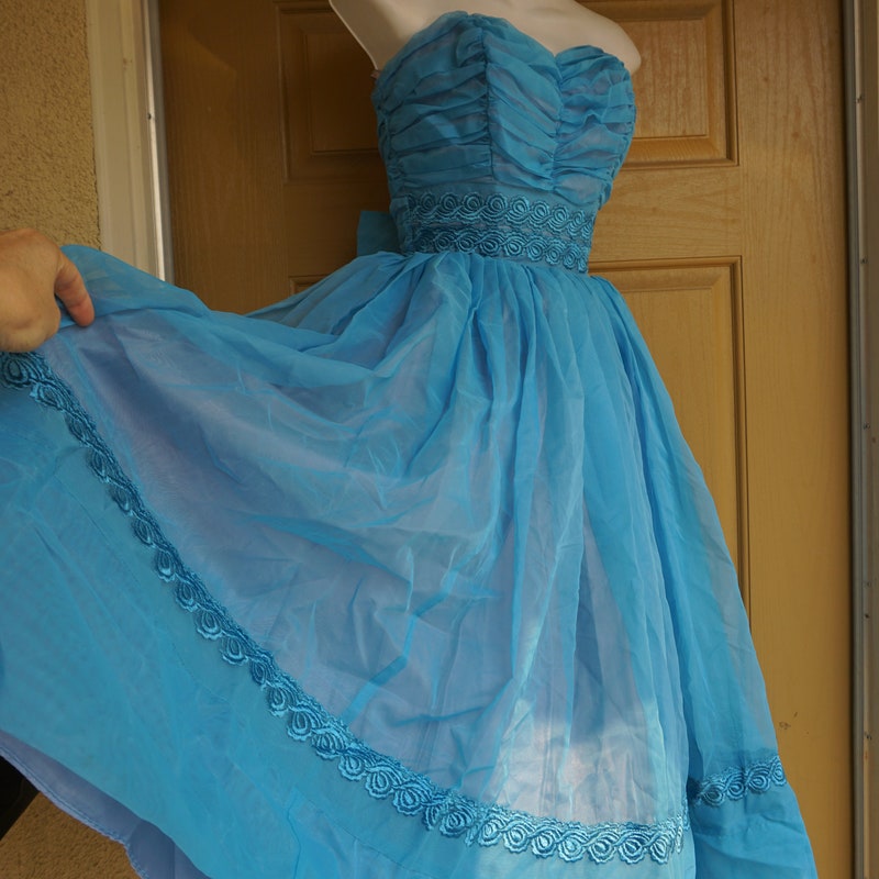 1950s Prom Dress - Etsy