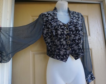 Sheer 90s Button Up | Etsy