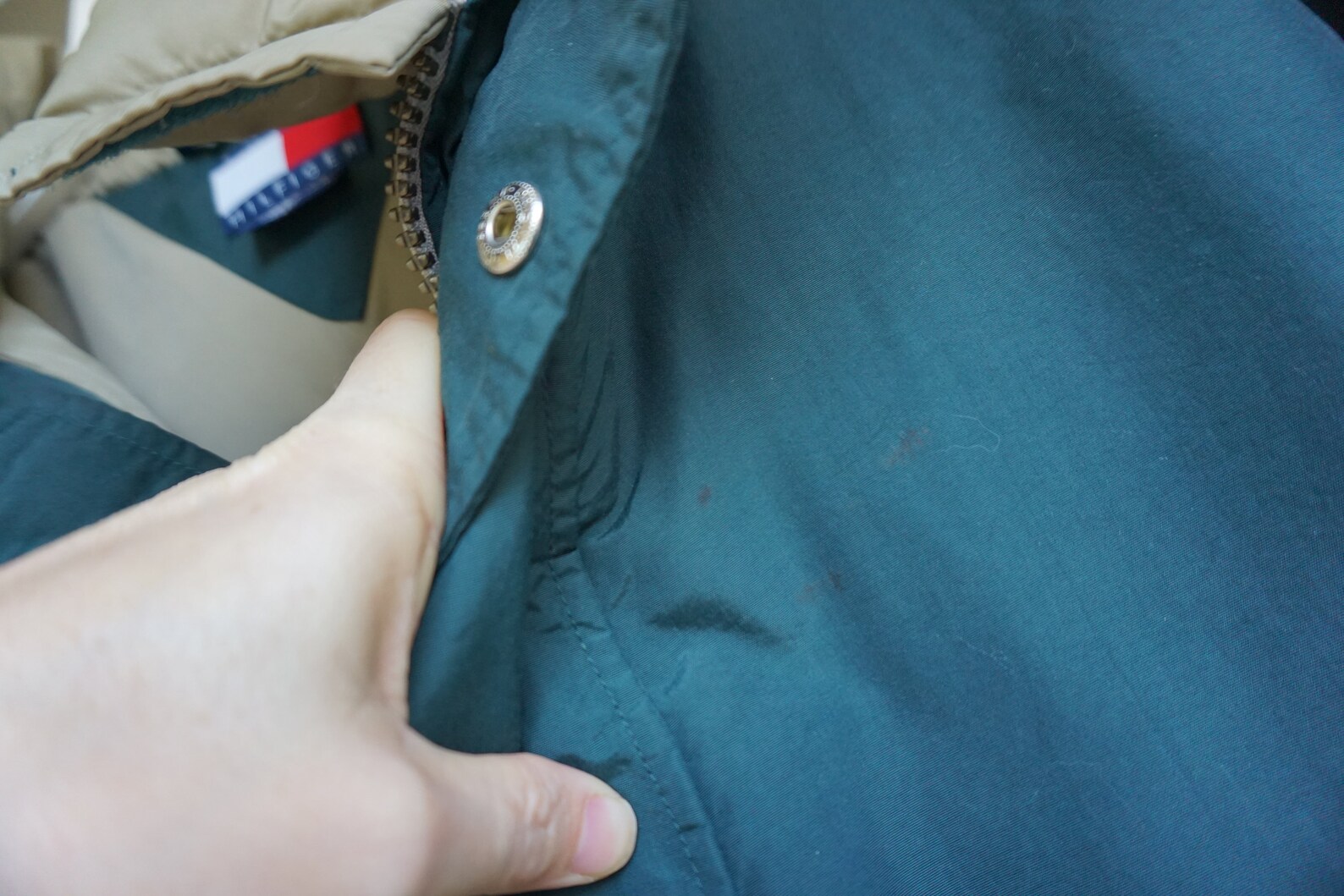 Vintage Green Duck Down Filled Feather Jacket Coat Mens Size - Etsy