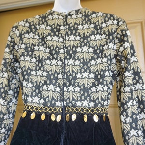 70s Velvet Maxi Dress 1970s Bernie Bee - Etsy