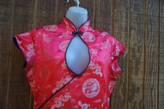 Fredericks of Hollywood large Asian inspired brocade … - Gem