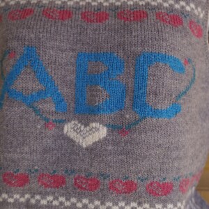 Abcs Vintage Sweater Vest - Etsy