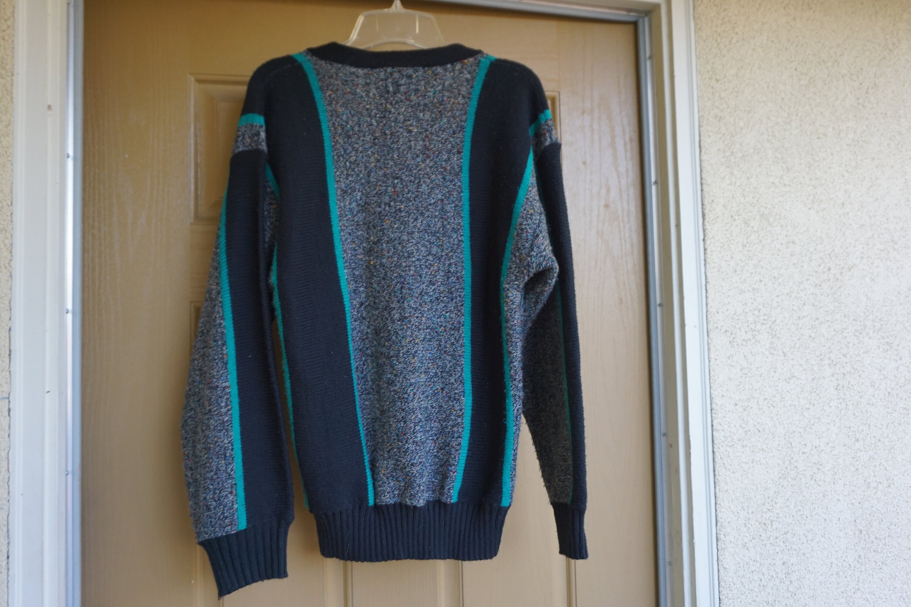 Fashion Police Vintage ethnic sweater cardigan jacket small | Etsy