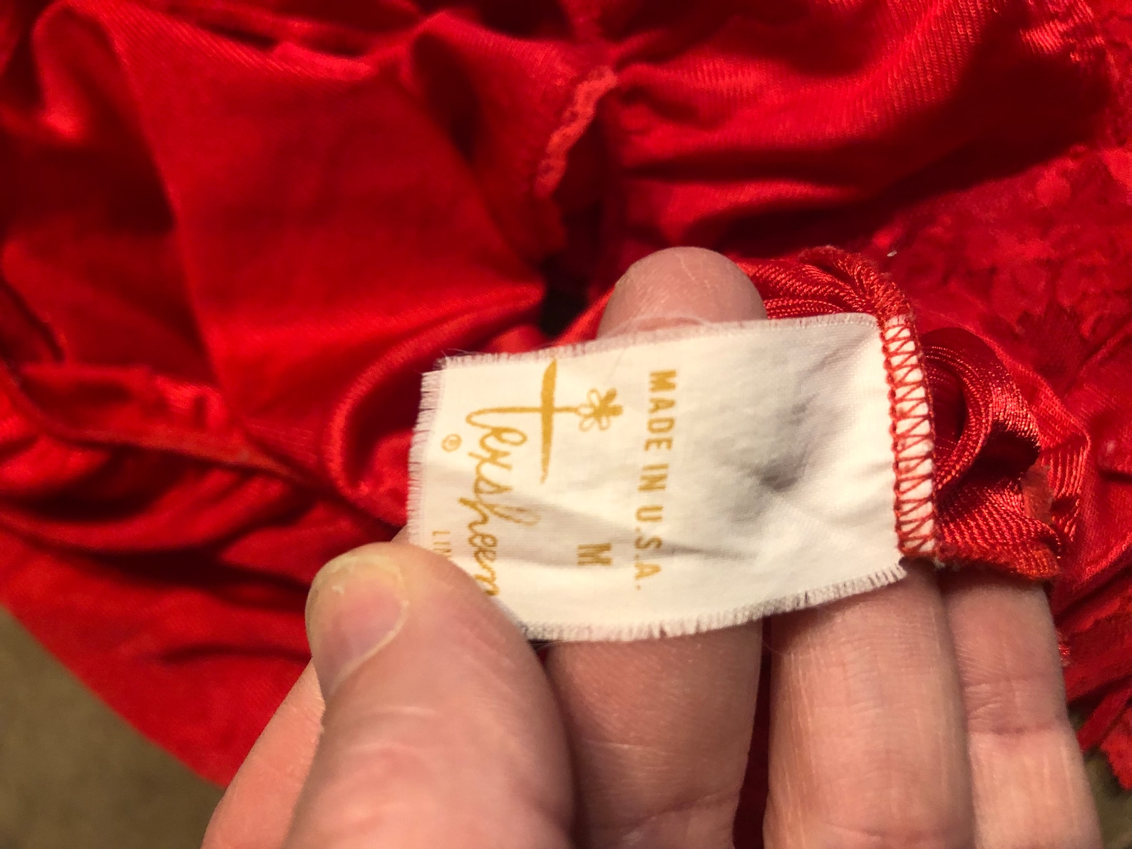 Red Teddy Lingerie Labeled Size Medium - Etsy