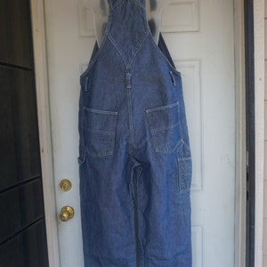 Vintage Blue Denim Overalls by Webs Size Medium - Etsy