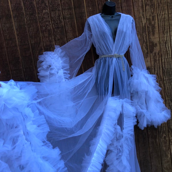 Sheer Robe - Etsy