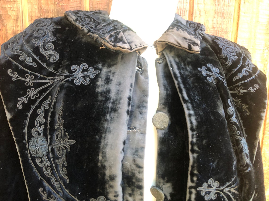 Antique Vintage Soft Velvety Cape Medium Large Womens 1800s - Etsy